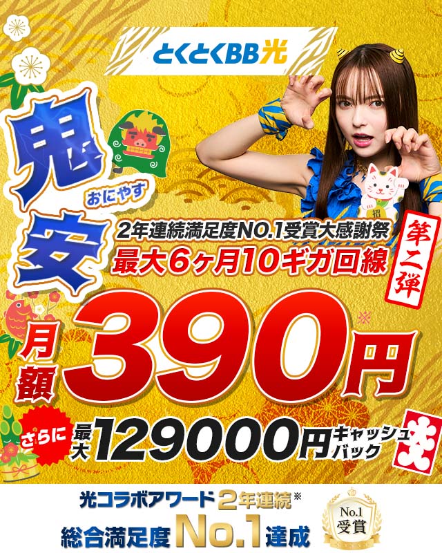 2025年1月最新！GMOとくとくBB光(GMO光アクセス)のキャンペーン・キャッシュバック特典を解説 | 株式会社EXIDEA