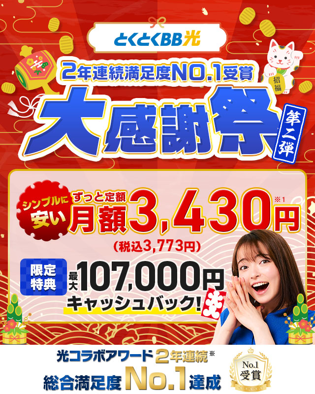 2025年1月最新！GMOとくとくBB光(GMO光アクセス)のキャンペーン・キャッシュバック特典を解説 | 株式会社EXIDEA