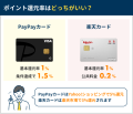 PayPayカードと楽天カードはどっちがおすすめ？ポイントなど違いを比較 | 株式会社EXIDEA